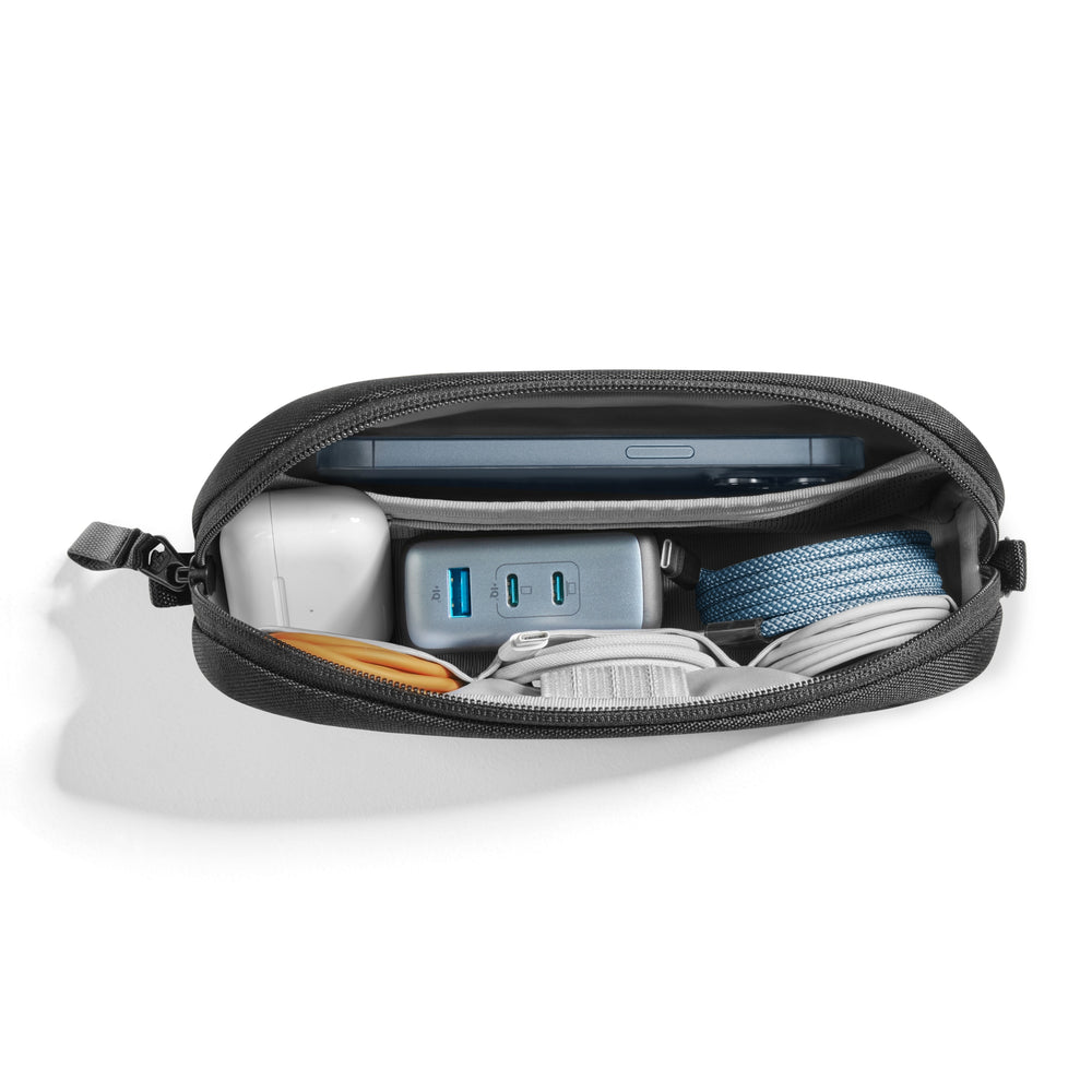 tomtoc Compact Electronics Organizer – Multi-Compartment Tech Pouch