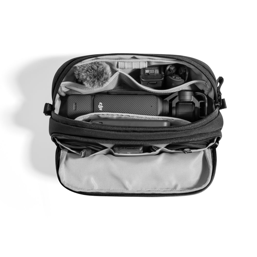 tomtoc Electronic Organizer Travel Case – Dual-Compartment Tech Pouch