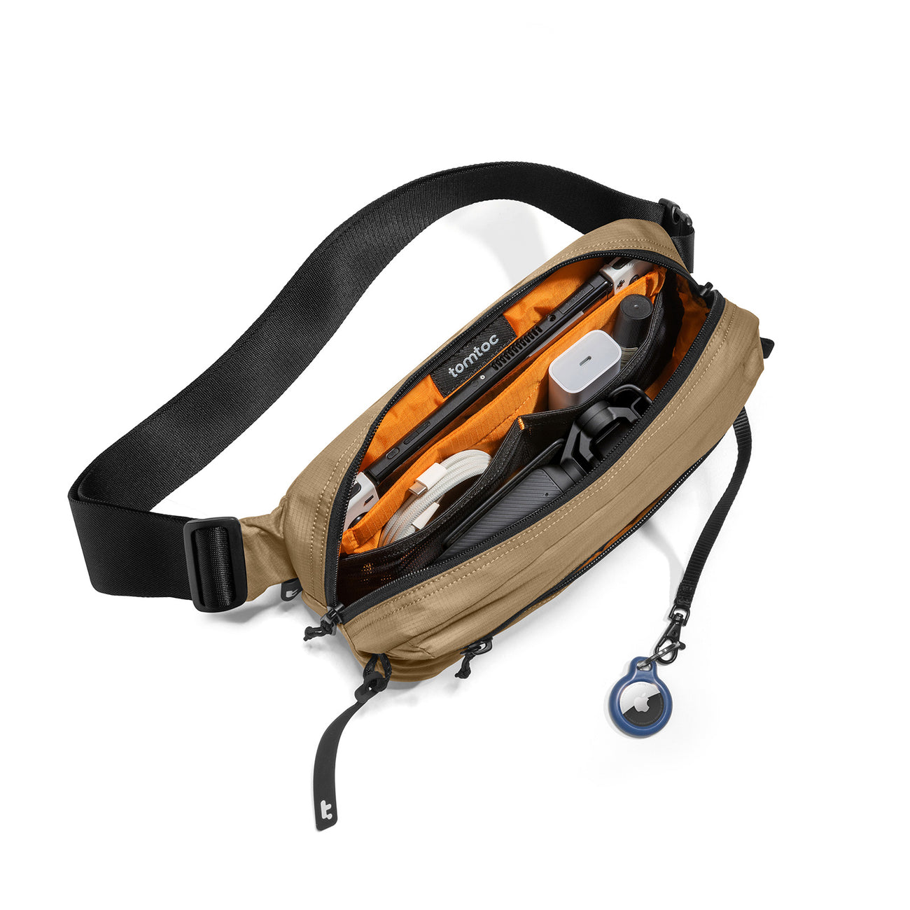 tomtoc Aviator-T33 Crossbody Sling Bag 3.5L – Spacious & RFID Blocking Chest Bag