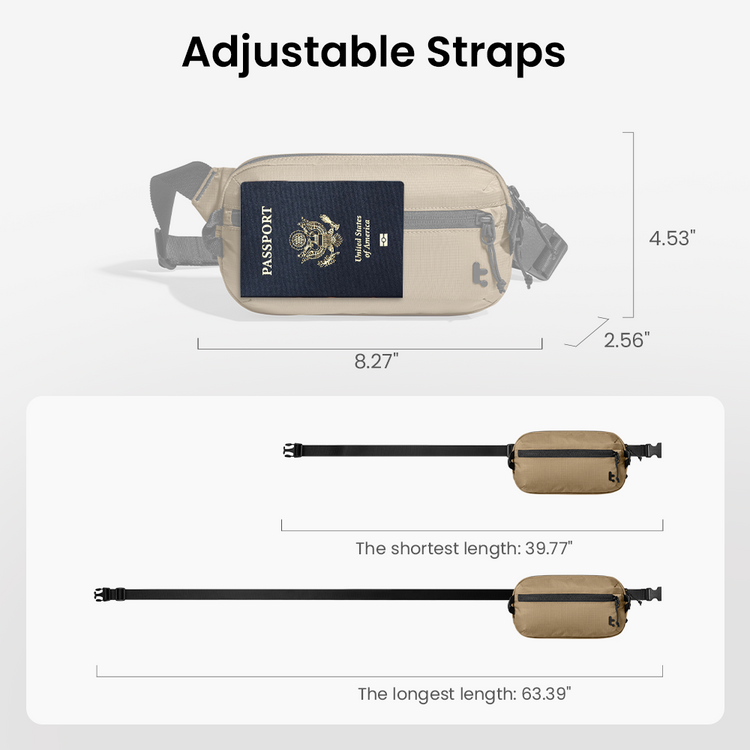 tomtoc Aviator-T33 Crossbody Sling Bag 1.5L – Lightweight & RFID ...